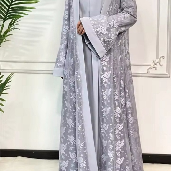 Dresses | Women Morocco Muslim Dress Abaya 2 Piece Set Lace Kaftan Casual Dubai Turkey Isl ...